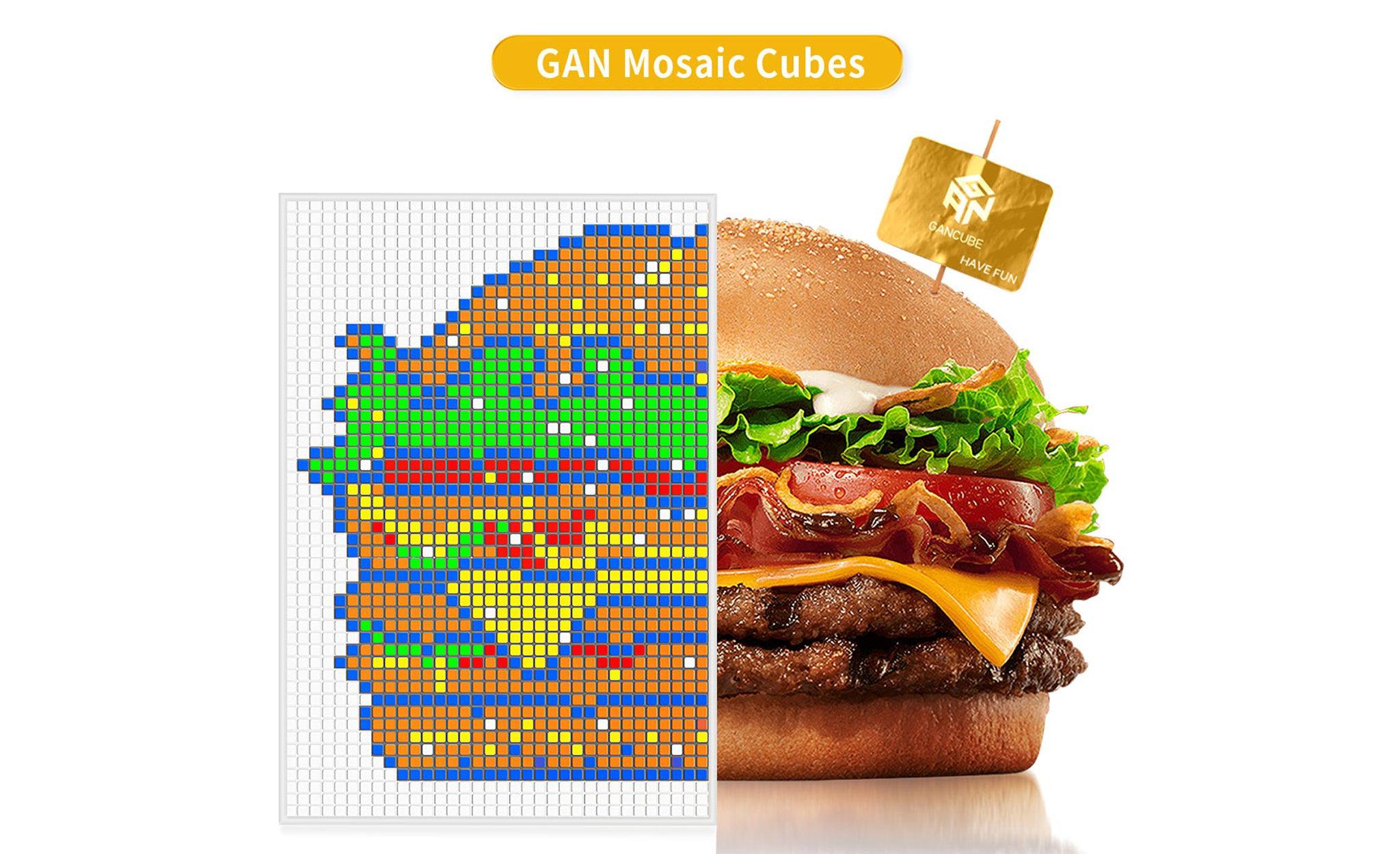 GAN Mosaic Cubes 10x10 – Twist Pixel